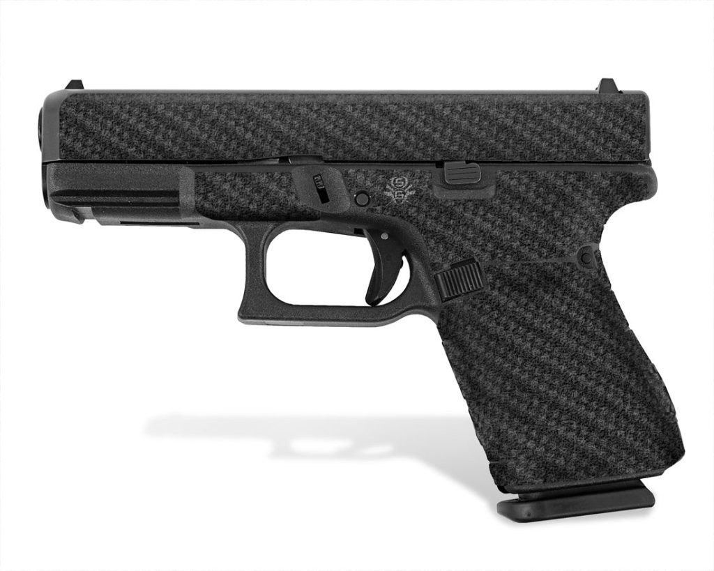 Glock 19 Gen 5 Decal Grip - Carbon Fiber - Showgun Decal Grips