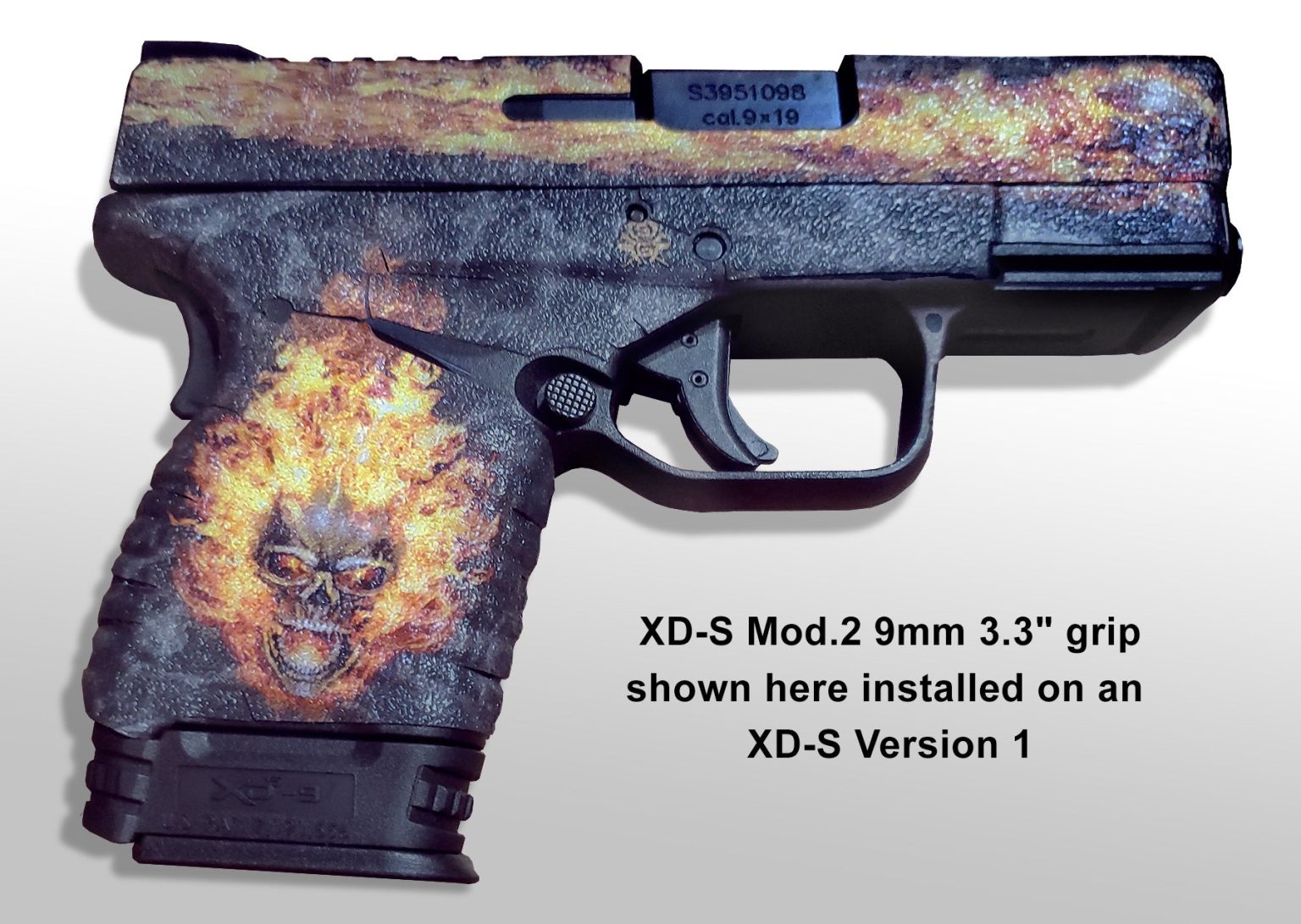Springfield XD-S Mod.2 9mm 3.3" Decal Grips - Zombie Outlaw - Showgun ...